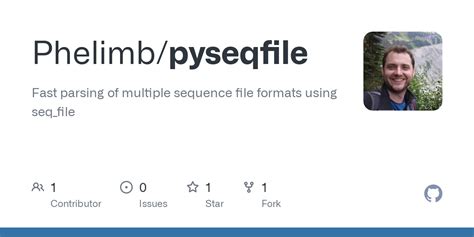 GitHub Phelimb Pyseqfile Fast Parsing Of Multiple Sequence File Formats Using Seq File