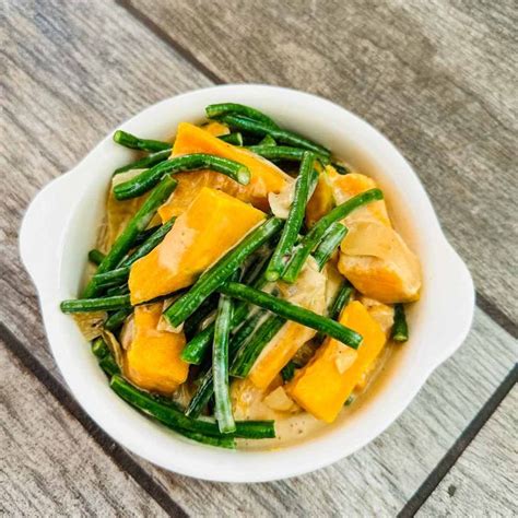 Ginataang Sitaw at Kalabasa Recipe | Recipe | Vegetarian dishes ...