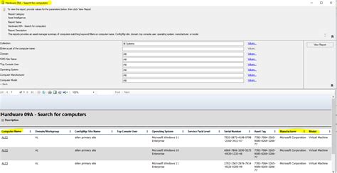 Need A Sccm Report With Devices Name Manufacturer And Model Microsoft Qanda