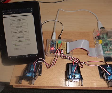 Raspberry Web Server Sending Get Data To Arduino Nano Driving 6 Servos 5 Steps Instructables