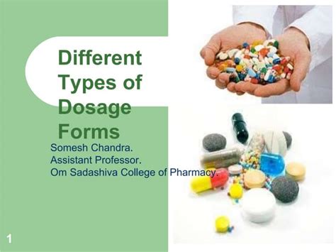 Dosage Form Types Of Dosage Form New List Of 158 Dosage Forms