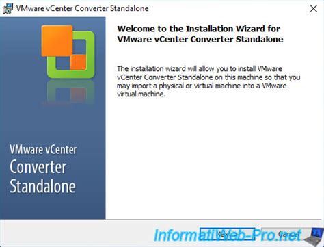 Virtualize A Physical Computer P2v With Vmware Vcenter Converter Standalone For Vmware