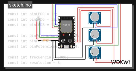Potenciometros RGB Copy Wokwi ESP STM Arduino Simulator