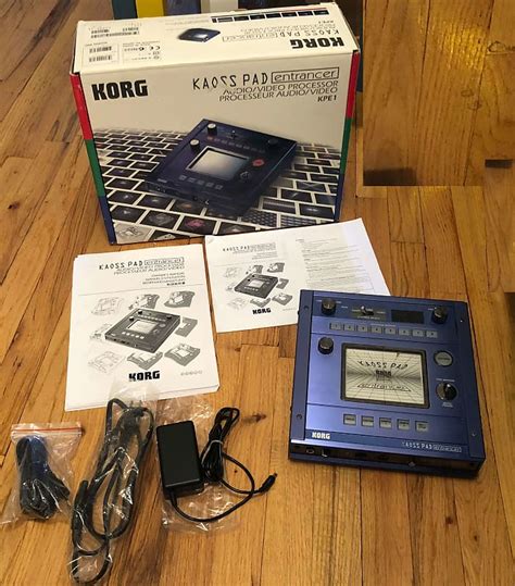 Korg Entrancer Video Effects Processor Kaoss Pad Kpe1 Rare Reverb