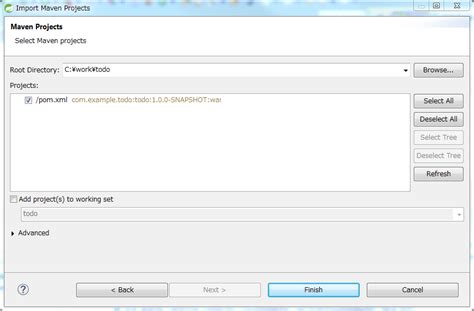 111 チュートリアルtodoアプリケーション Jsp編 — Macchinetta Server Framework 1x