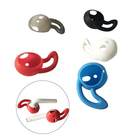 Ear Hooks Earpods Anti Slip Silicone Soft Sport Earbud Tips Covers For Airpods Ebay Uk