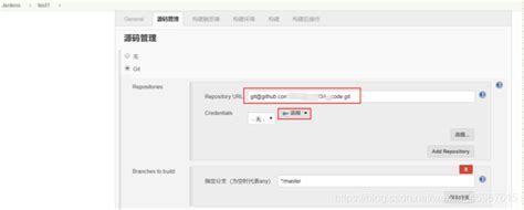 jenkins git配置使用 jenkins 添加git地址 csdn博客