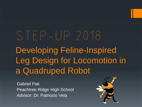 Pdf Feline Inspired Leg Design For Locomotion In A Quadruped Robot Dokumen Tips