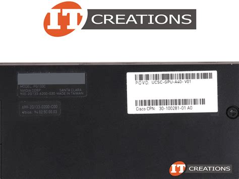 Ucsc Gpu A40 Refurbished Cisco Nvidia A40 Gpu Accelerator 48gb 10752 Cuda Cores Memory