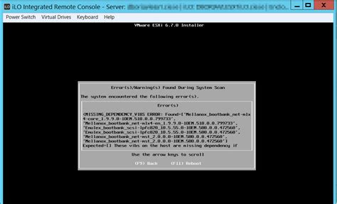 Vmware Esxi 67 Upgrade Missing Dependencies Vibs Error Thesleepyadmins