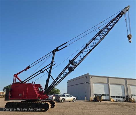 1981 Link Belt Ls 118 Crane In Wichita Ks Item Du6796 Sold Purple Wave