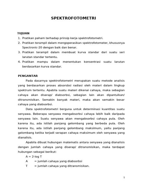 Diktat Kimia Spektrofotometri Pdf