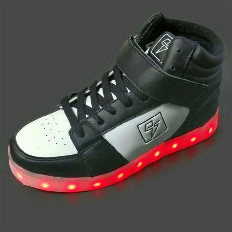 Electric Styles Shoes Electric Styles Led Womens High Top Light Up