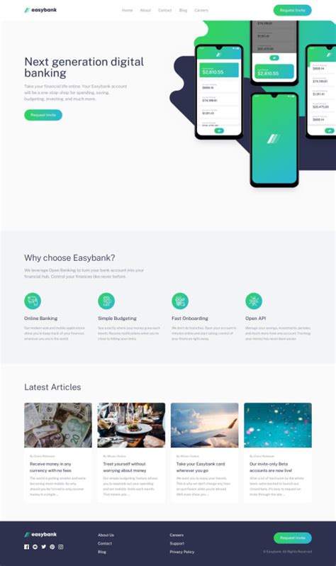 Frontend Mentor Landing Page ⚛️reactjs🎨tailwindcss Coding Challenge Solution