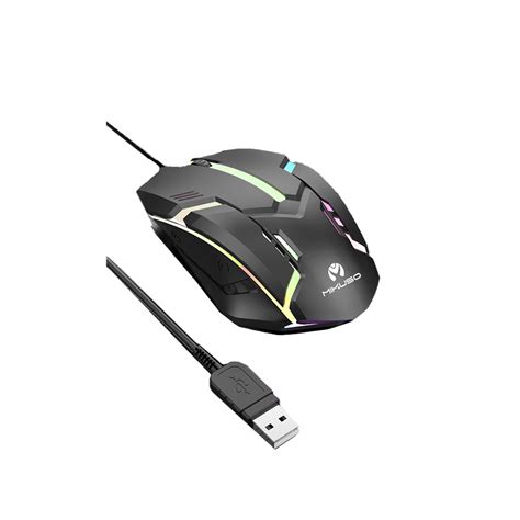 Mos 379u Bk Mikuso Wired Mouse 3 Buttons 1 Wheel Black Fastrak