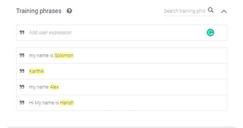 Extract Names In Dialogflow Bots And Use Them In Replies Kommunicate