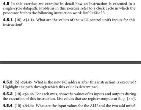 Solved 4 5 In This Exercise We Examine In Detail How An Chegg Com