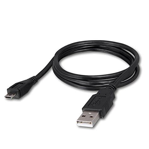 Master Cables Black Garmin Compatible Replacement Micro Usb Cable Connects With Pc Helps