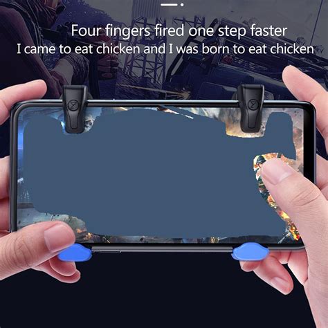 Mobil Spelkontroll Gaming Triggers Känslig Controller Joysticks Aim