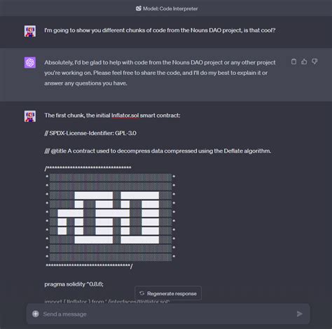 Code Interpreter X Nfts 🦾 By William M Peaster