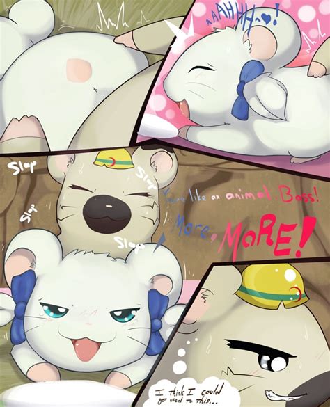 Rule 34 Anus Bijou Boss Hamtaro Comic Dialogue Doggy Style English