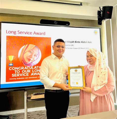 Ies Engineers Singapore Staff Longservice Award Thankyou Syafiq Shahul