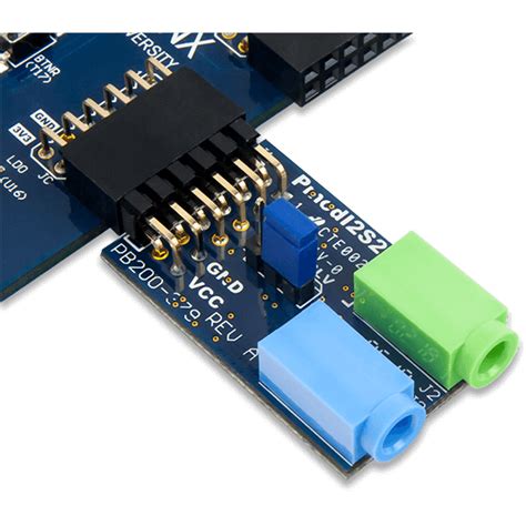 pmod i2s2 stereo audio input and output digilent