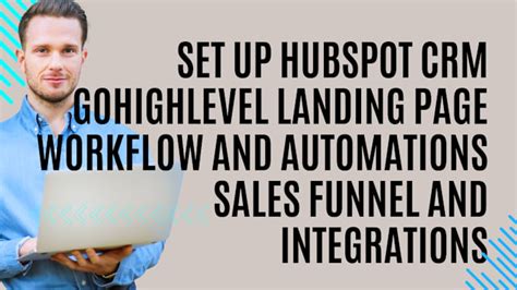 Setup Hubspot Crm Gohigh Level Landing Page Hubspot Landing Page