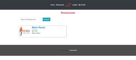 Python Django Online Food Ordering System Projectworlds Store