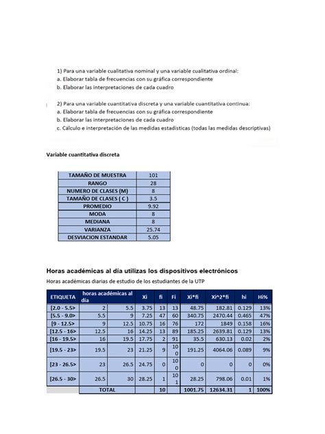 Variable Cuantitativa Discreta Pdf Desviación Estándar Muestreo Estadísticas