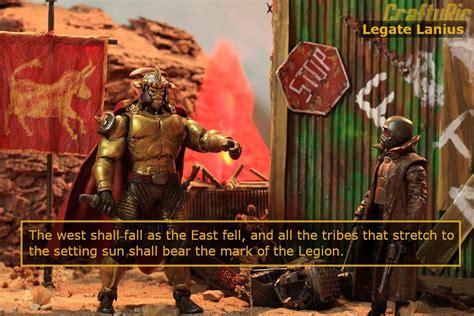 Legate Lanius Vs Courier Six Custom Action Figures R Fnv