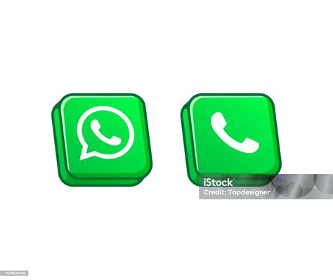 New Message Concept 3d Vector Mobile Application Icon With Notification Green Telephone Symbol