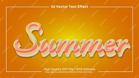Premium Vector 3d Title Text Effect High Quality Eps Vector Fully Editable