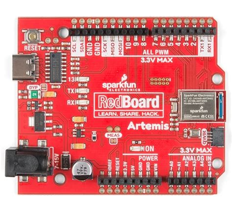 Sparkfun Redboard Artemis Didácticas Electrónicas Id