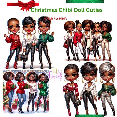 Chibi Doll Clipart Chibi Doll Png Chibi Doll Art Chibi Doll African American Chibiness