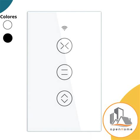 Interruptor Tactil Para Persiana O Cortina Wifi Smart Home Center