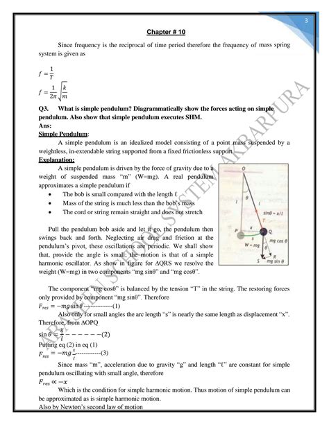 SOLUTION Physics Th Calss St Chapter Notes Kpk Pakistan Studypool