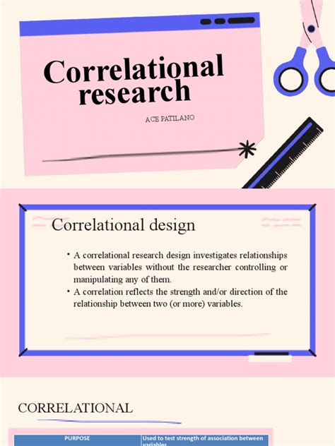 Correlational Research Design Pdf