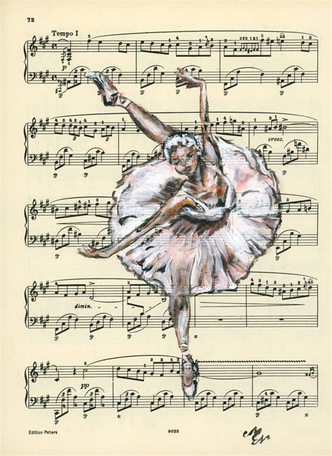 Framed Sheet Music Art