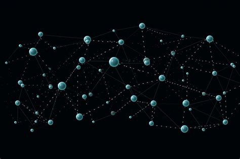 Premium AI Image | A simple graphic representation of interconnected dots symbolizing network ...