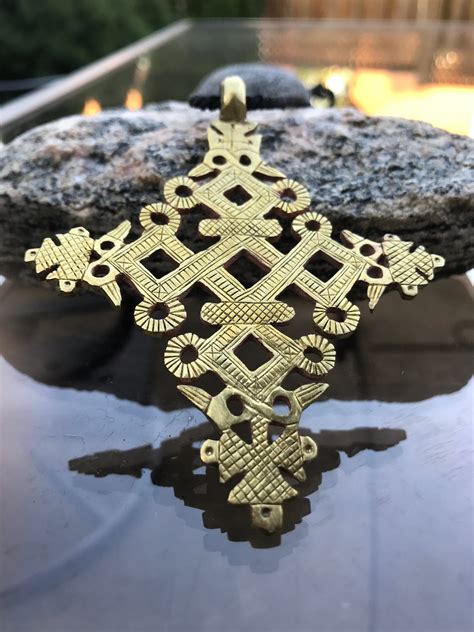 Handmade Ethiopian Orthodox Cross Pendant Ethnic Christian Jewelry Etsy