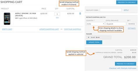 Sendd Shipping On Frontend Support Portal For Magento Extensions And Services