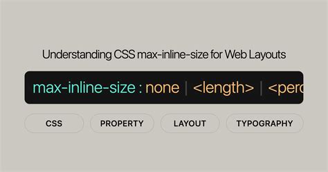 Understanding CSS Max Inline Size For Web Layouts