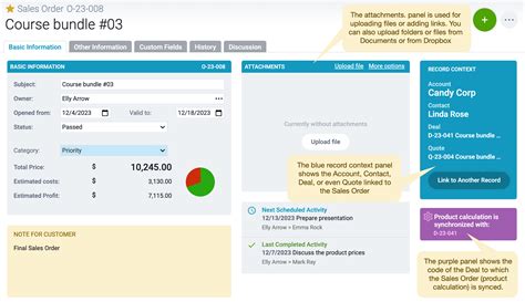 Sales Order Detail Raynet Crm Basics And Tutorials