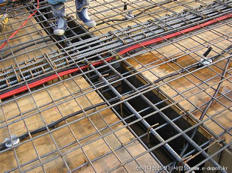 전원주택시공 철근콘크리트골조 스라브거푸집 조성과정