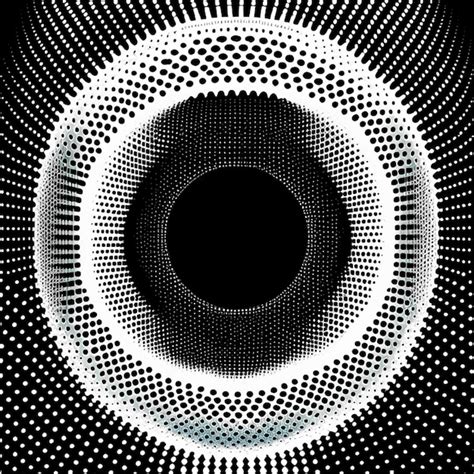 Premium Ai Image Halftone Circular Frame Texture Background Design Fabric Design