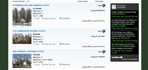 Widget Spotlight Twitter Ihomefinder