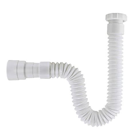 Sifão Universal Flexível Sanfonado Branco Instala Fácil 1118 Leroy Merlin