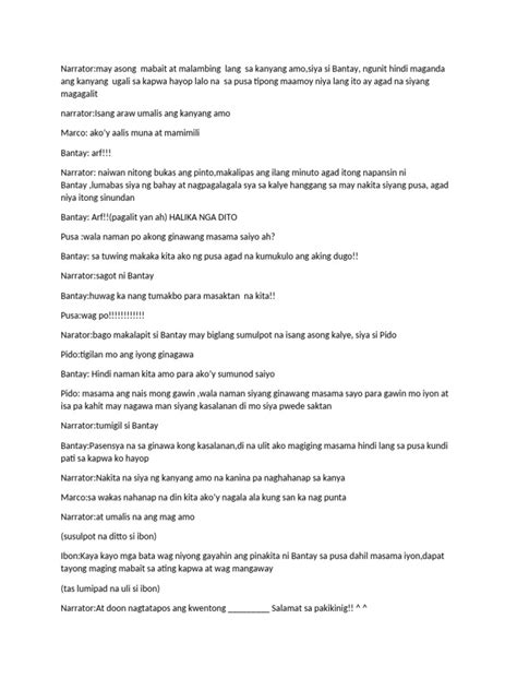 Filipino Script Writing Pdf Filipino Script Writing Pdf