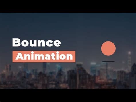Bounce Animation CSS Animations YouTube